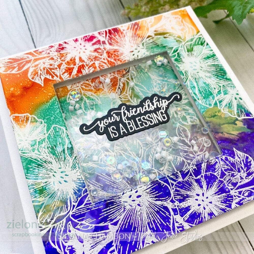Wykrojnik Picket Fence Studios Connected Squares Shaker kwadrat 9,5cm ...