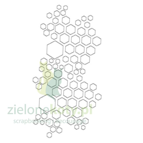 Stempel polimerowy Agateria Plaster miodu tło | ZieloneKoty.pl